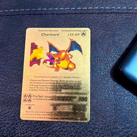 Pokemon | Other | Charizard Pokmon Golden Edition Card | Poshmark